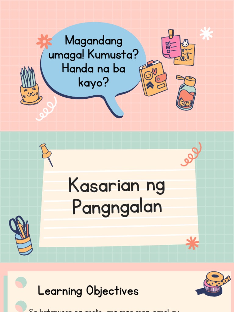 Primary C9 Kasarian NG Pangngalan | PDF