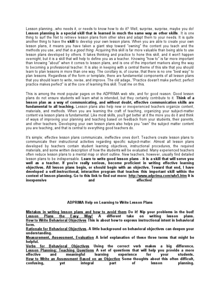 Application | PDF | Lesson Plan | Teachers