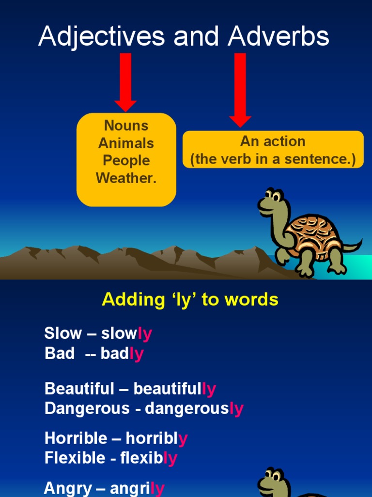 Adverbs and Adjectives: A Guide to Understanding Parts of Speech ...
