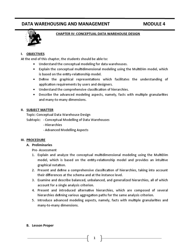 Assignment On Chapter 4 Data Warehousing and Management-1 | PDF ...
