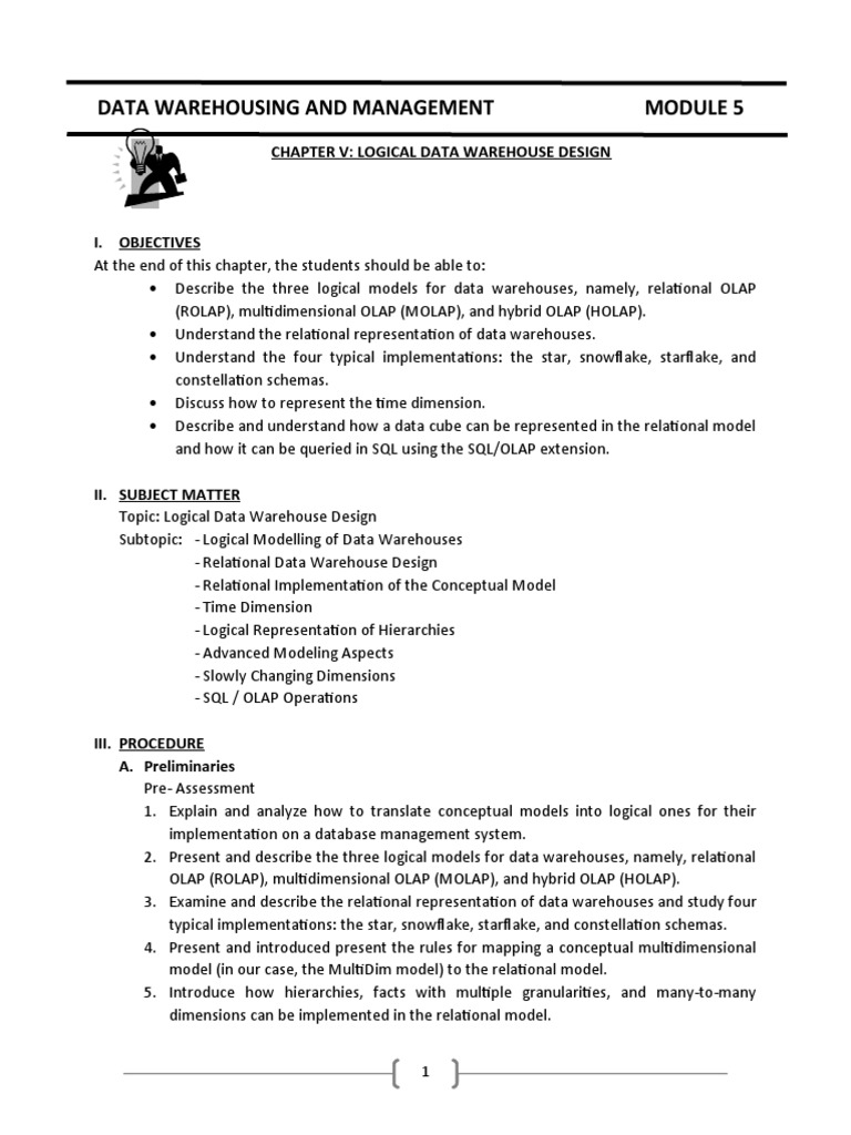 Assignment On Chapter 5 Data Warehousing and Management | PDF | Data Warehouse | Relational Database