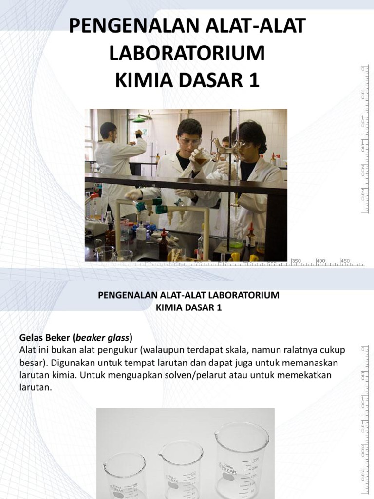 Kriesna Mtaeri 2 Pengenalan Alat Laboratorium Kimia Dasar 1 | PDF