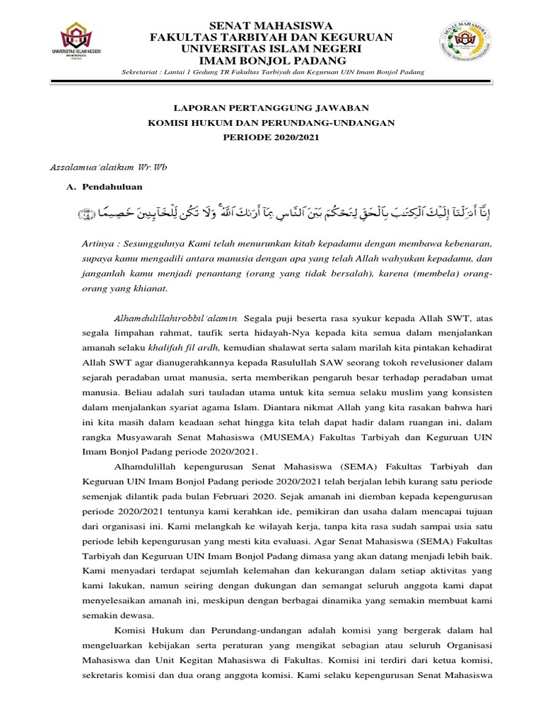 LPJ KHP Sema 2020 | PDF