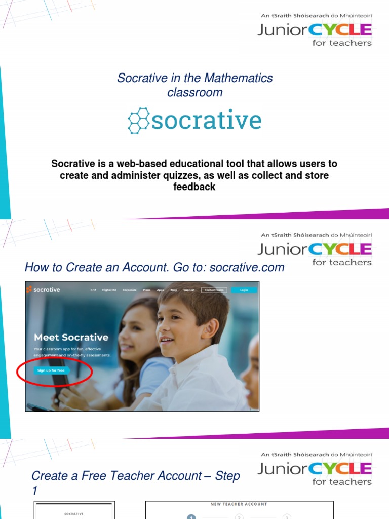 Socrative Tutorial Maths Pdf Pdf Quiz Web Application