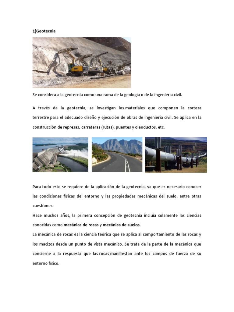 Geotecnia y Cimentaciones Resumen | PDF | Suelo | Fundación (Ingeniería)