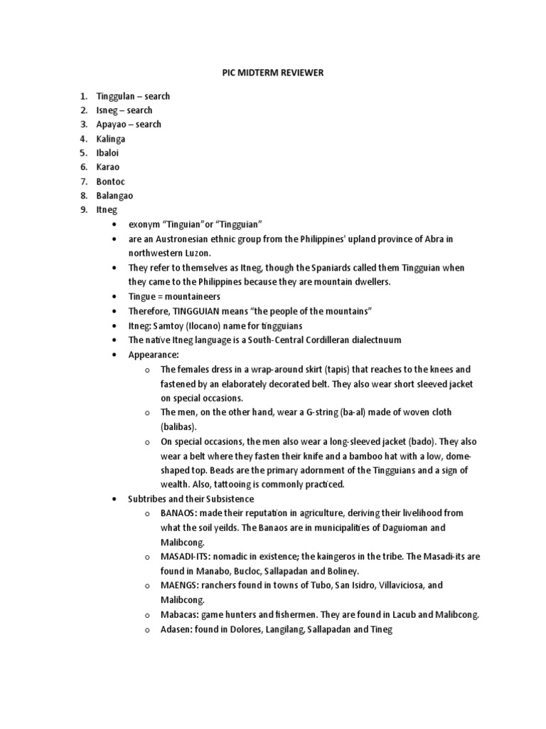 PIC Study Guide | PDF