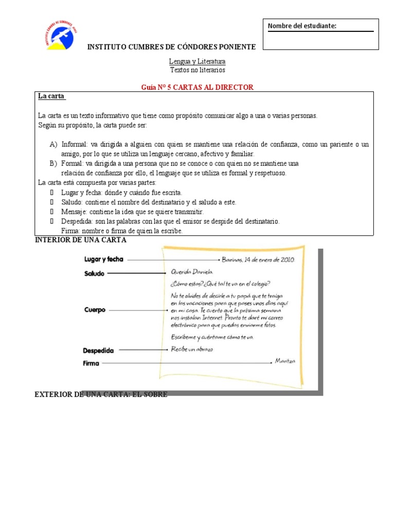 Guía para Escribir Cartas al Director | PDF | Comunicación