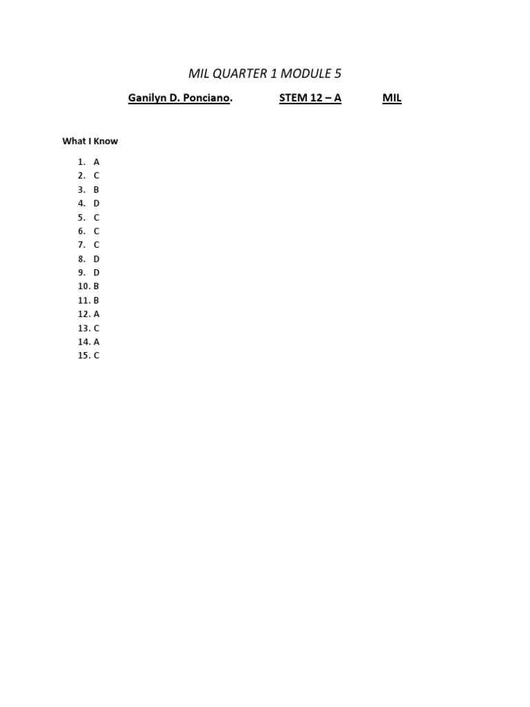 Mil Module 5 | PDF | Symbols | Communication
