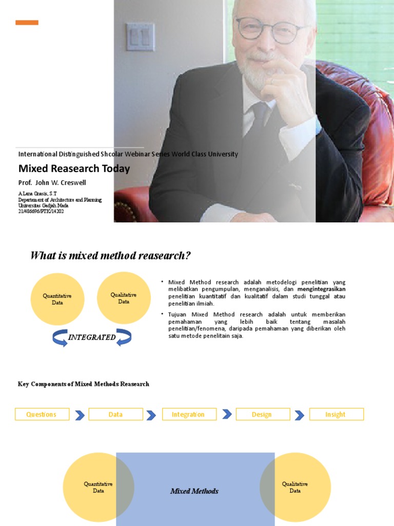 CRESWELL WEBINAR Mixed Method 2021 | PDF | Quantitative Research ...