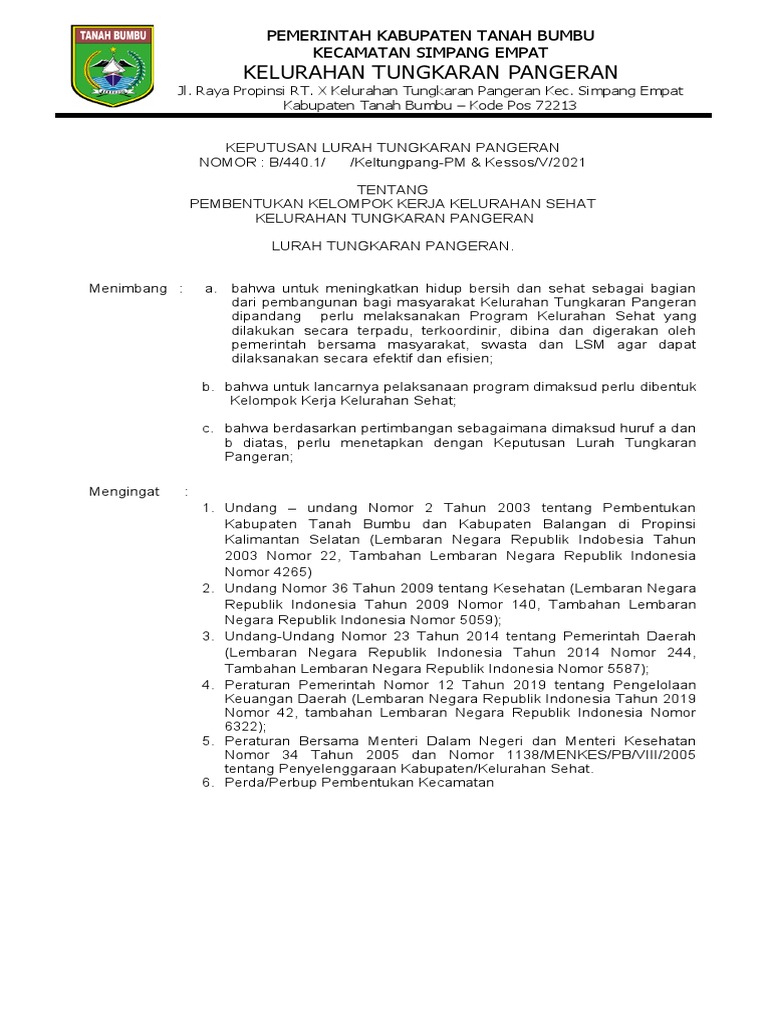 SK KKS (Desa) 2021 - DRAFT | PDF