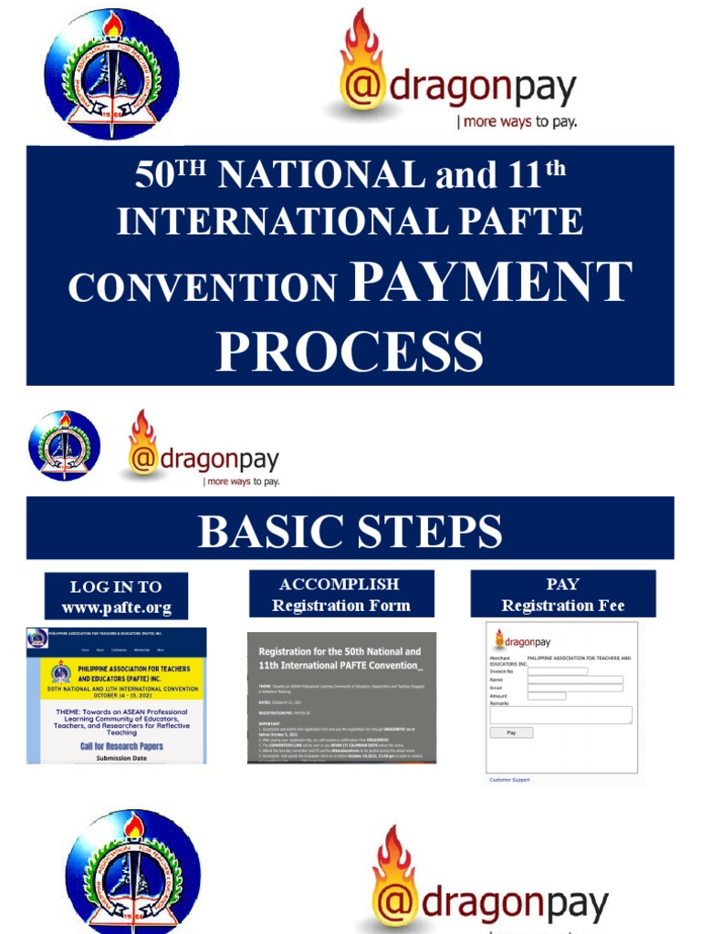 PAFTE Convention Payment Guide | PDF | Business | Finance & Money ...