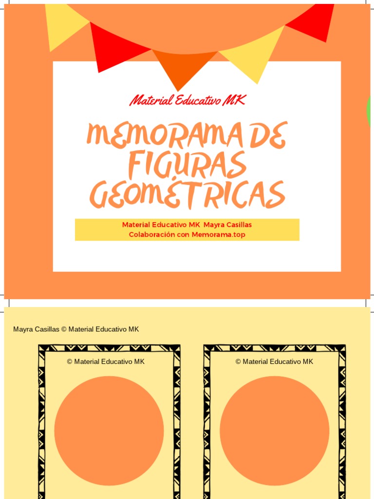 Memorama de Figuras Geométricas | PDF
