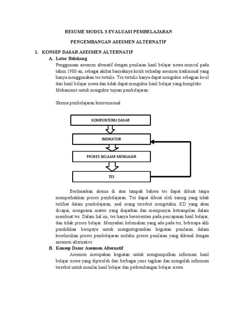 MODUL 3 Evaluasi Pembelajaran | PDF | Karier & Perkembangan ...