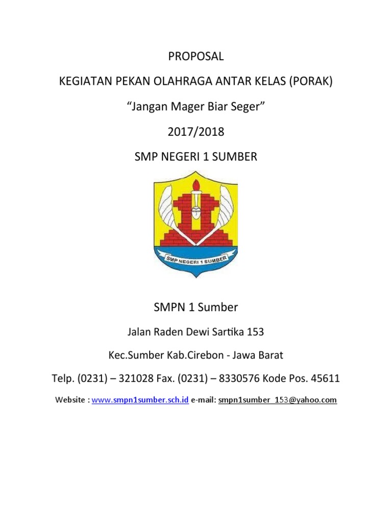 Proposal Porak | PDF