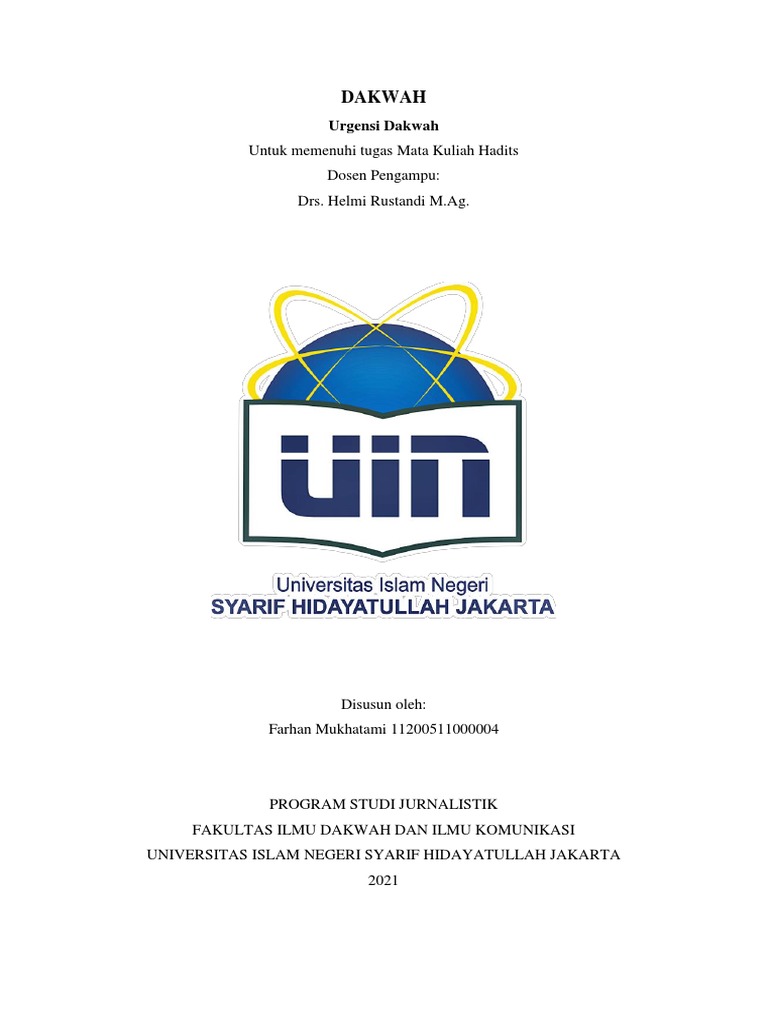 Makalah Hadits-Urgensi Dakwah | PDF