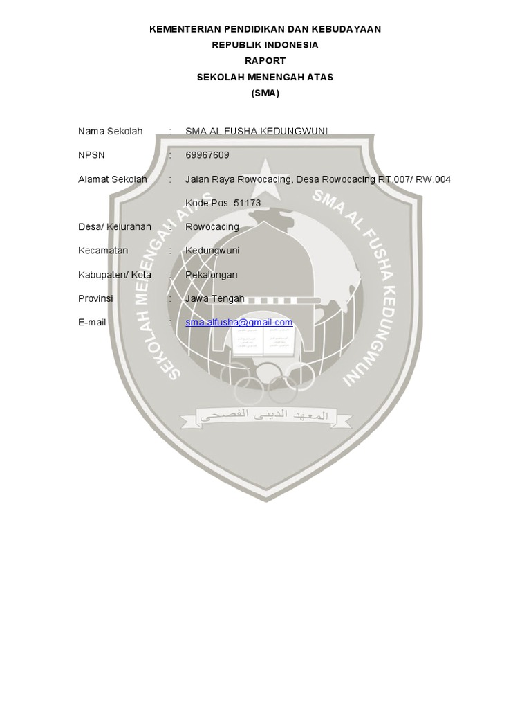 Identitas Raport TP.2017-2018 - 12 IPA 2 | PDF