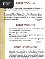 Bienes Mostrencos y Vacantes: Definición y Ejemplos | PDF | Propiedad ...