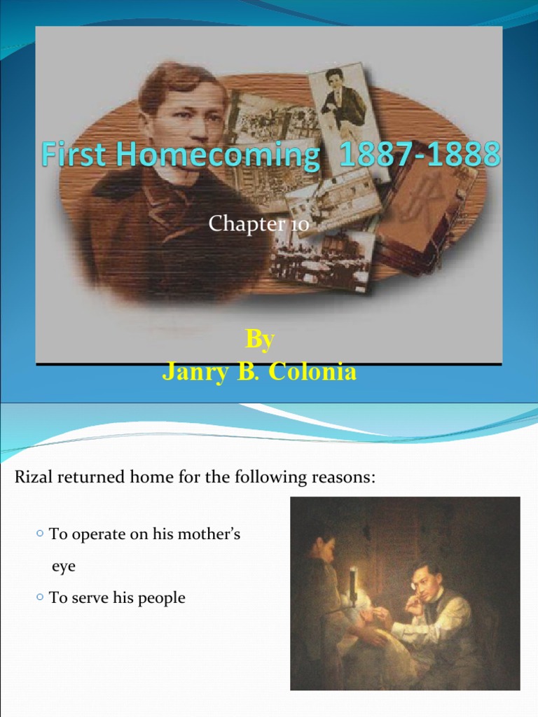 Chapter 10 First Homecoming 1887 1888 | PDF