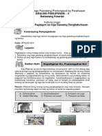 Mga Hamon at Pagtugon Sa Mga Gawaing Pangkabuhayan | PDF