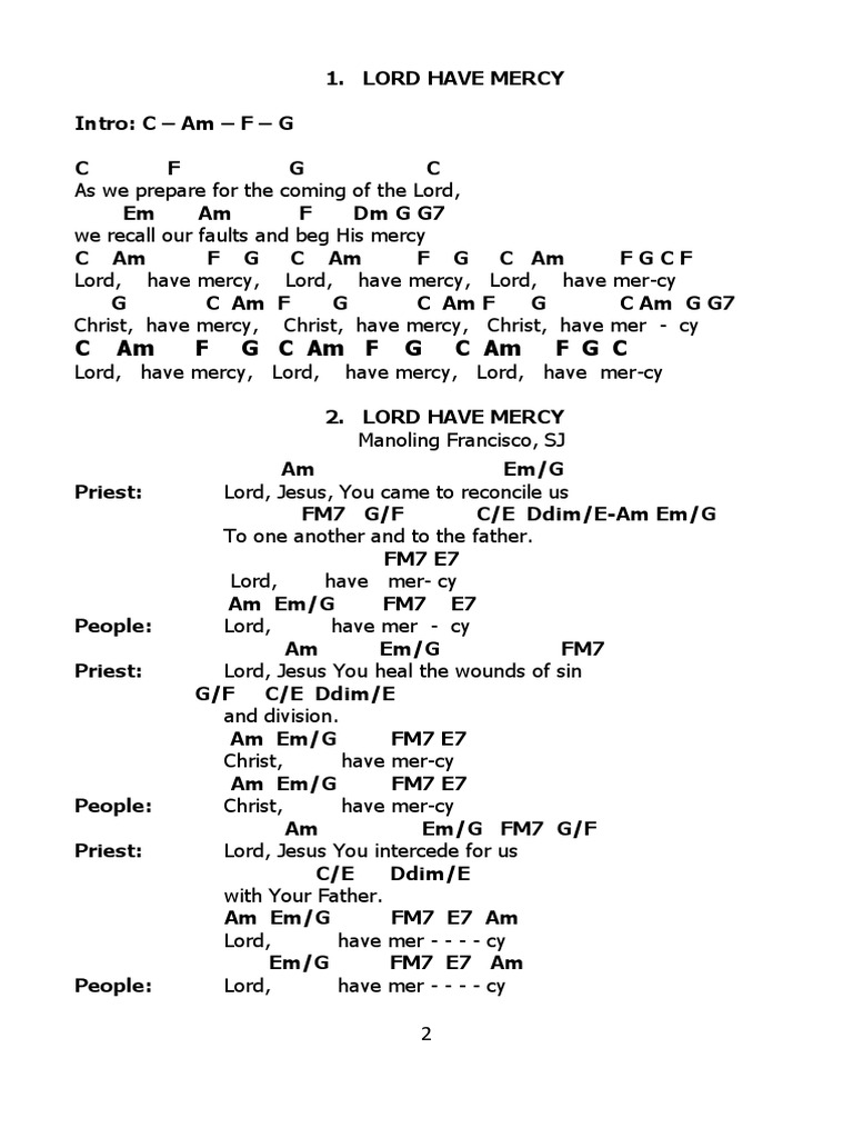 English Songs Part 1 | PDF | God The Father | Glory (Religion)