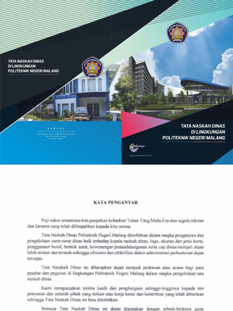 Tata Naskah Dinas Polinema | PDF