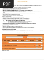 Hazard Assessment HIRAC Form Sample | PDF | Risk | Hazards