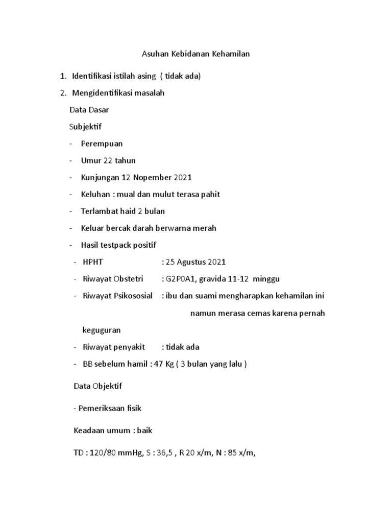 Fix Mind Map Askeb Kehamilan | PDF