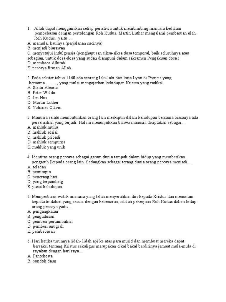 Uts Pak X Sma 2021 | PDF