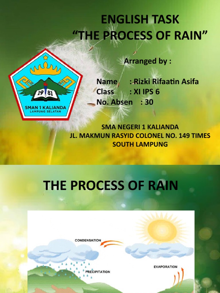 Rain Formation Process Explained | PDF | Social Science | Poetry