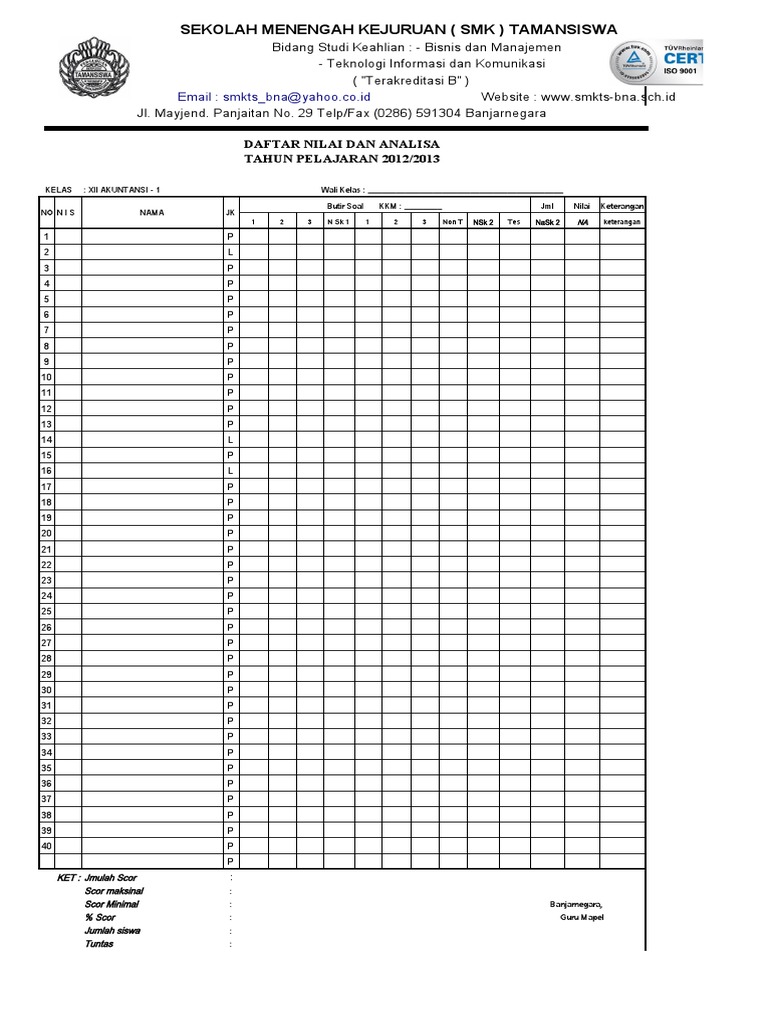Daftar Angkatan Kuu | PDF