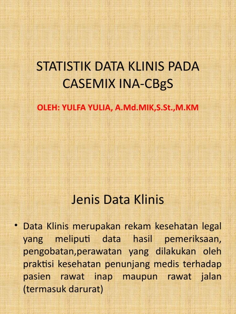 Optimasi Case-Mix INA-CBGs | PDF
