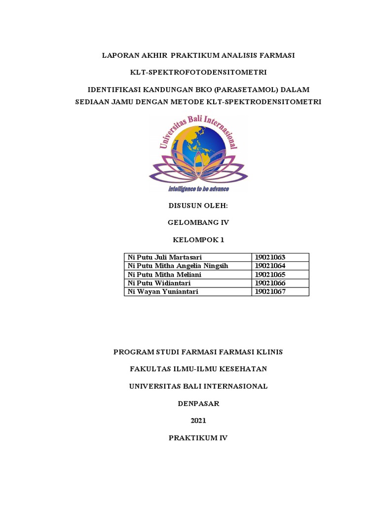 Jurnal Awal Prak4 KLT | PDF
