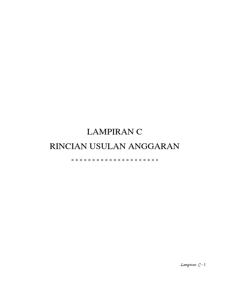 RAB Pembuatan Wisata | PDF