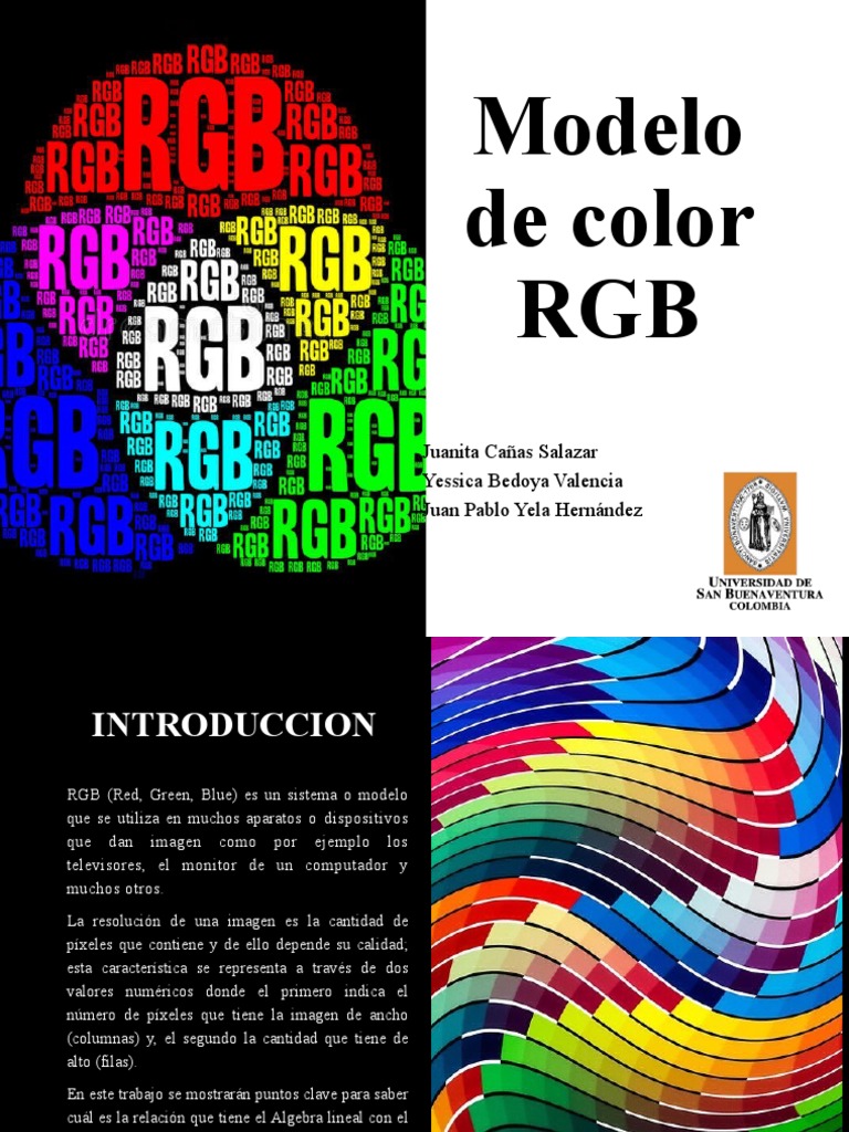 Modelo RGB y álgebra lineal | PDF | Color | Modelo de color Rgb