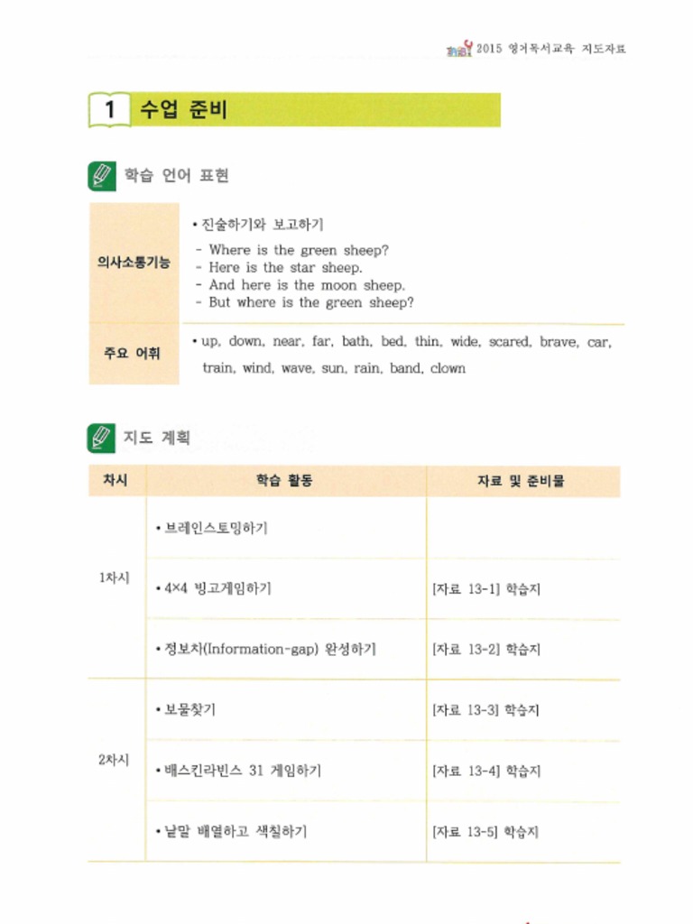 Where Is The Green Sheep | PDF