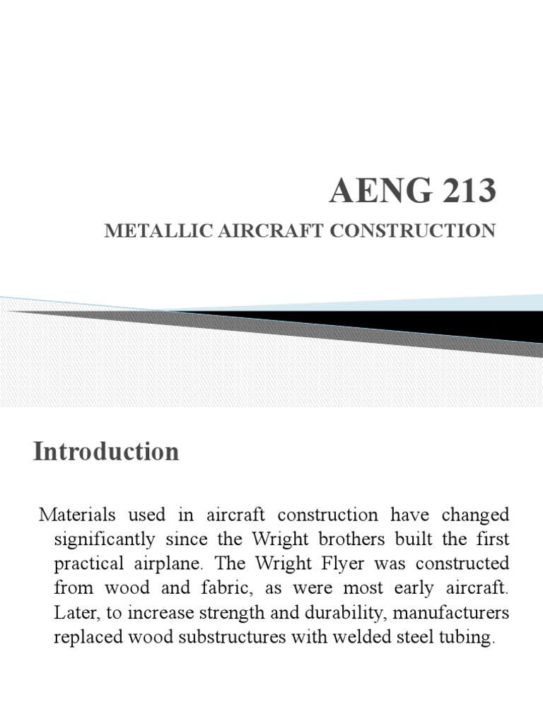 AENG 213: Metallic Aircraft Construction | PDF | Metals | Ductility