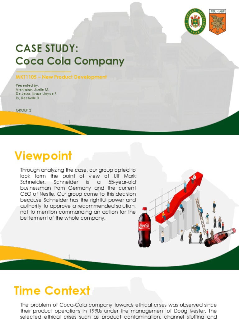 Coca Cola - Case Study | PDF | Employment | Inventory