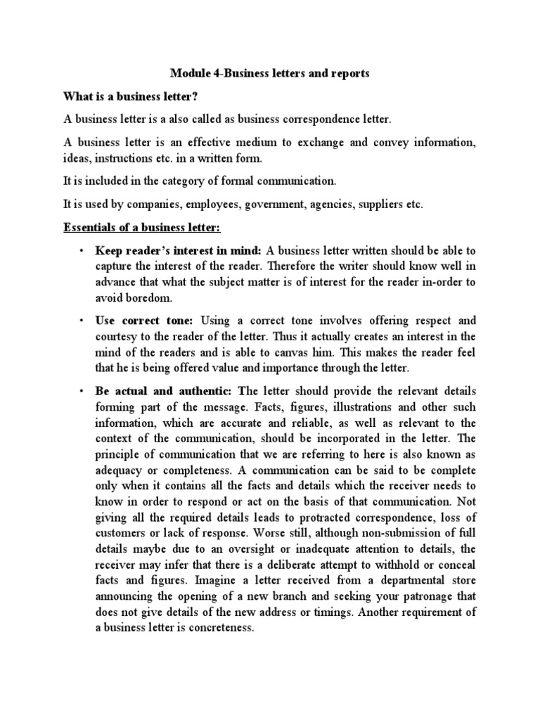 MC-Module 4 - Business Reports | PDF | Sales