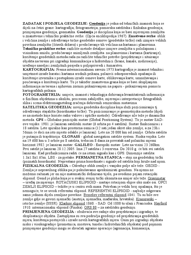 Geodezija | PDF