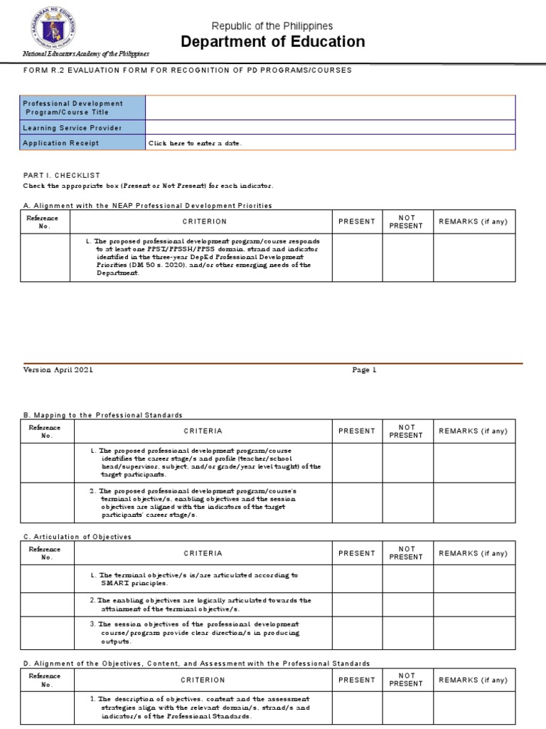 Department of Education: Republic of The Philippines | PDF | Learning ...