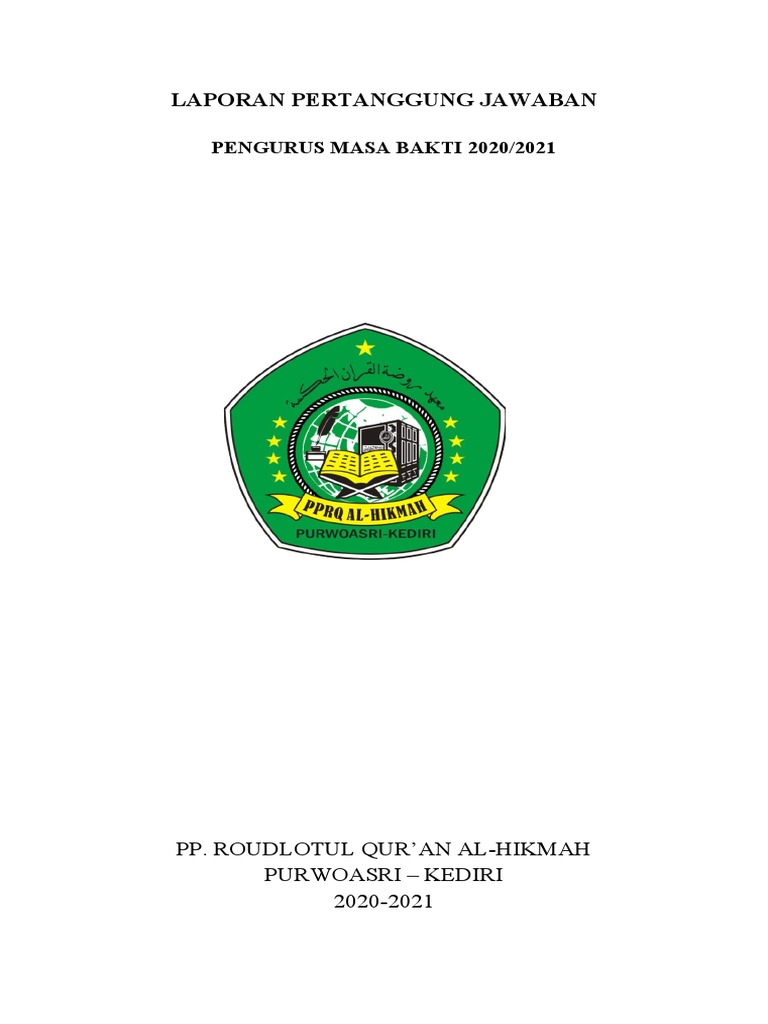 Laporan Pertanggung Jawaban: Pengurus Masa Bakti 2020/2021 | PDF | Karier & Perkembangan ...