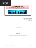 Communication For Work Purposes PDF | PDF | Conversation | Communication