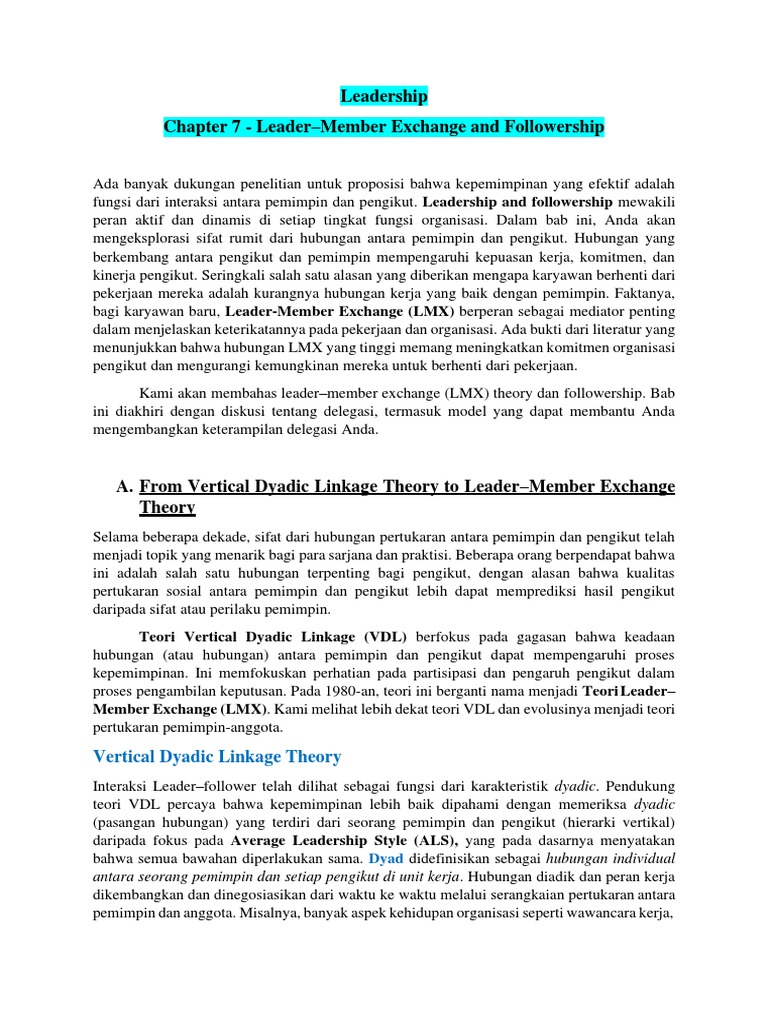 MATERI LEADERSHIP Week 8 | PDF