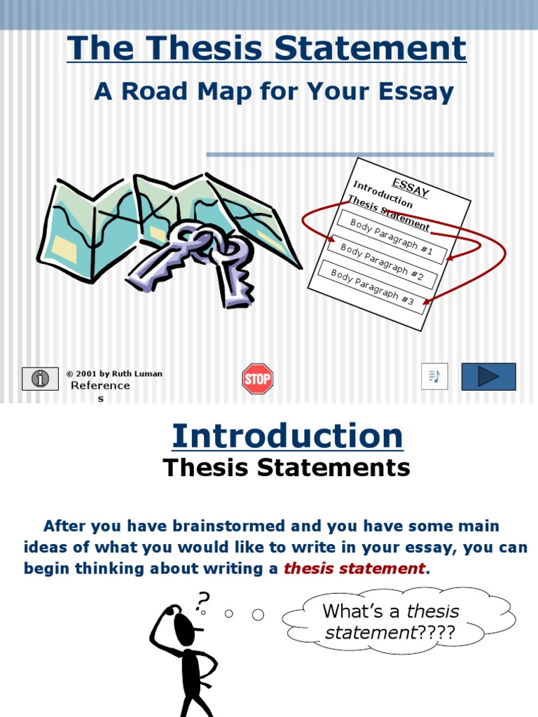 The Thesis Statement: A Road Map For Your Essay | PDF | Essays | Idea
