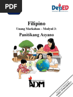 Grade 9 Filipino Module 1st Quarter | PDF