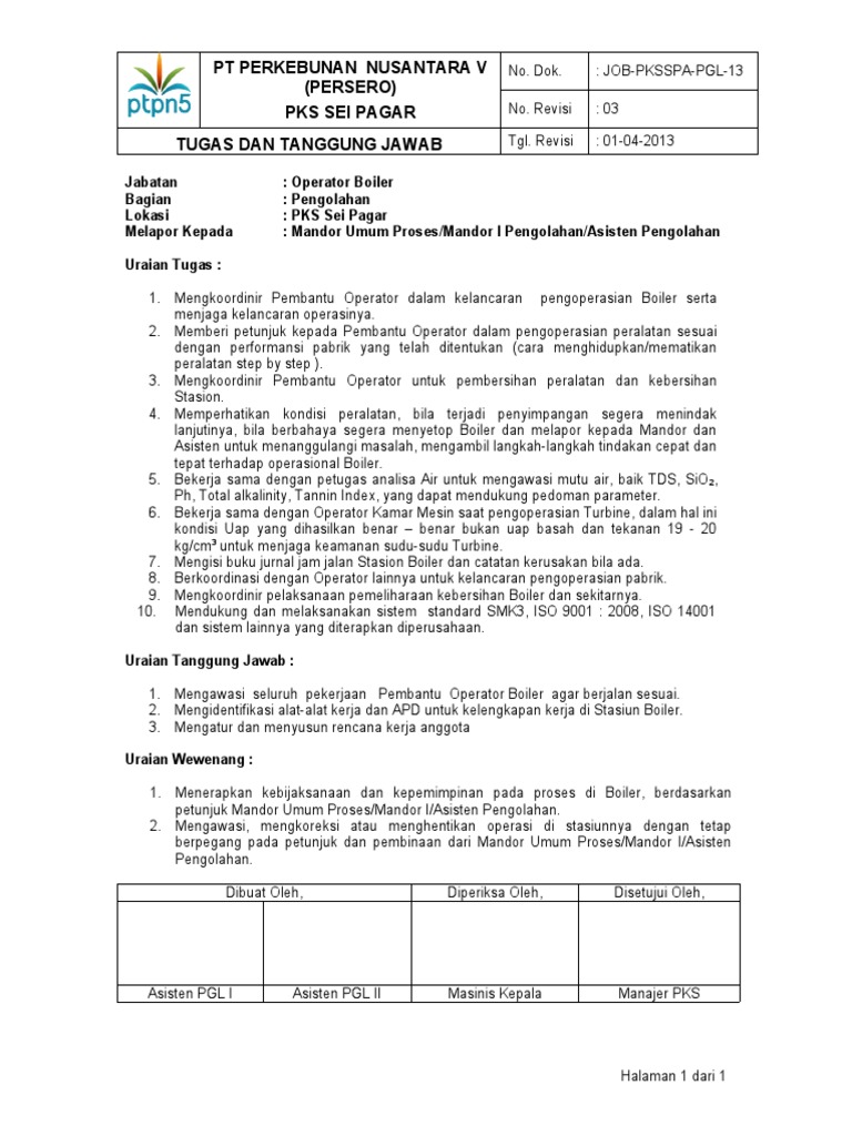 JD-Operator Boiler | PDF