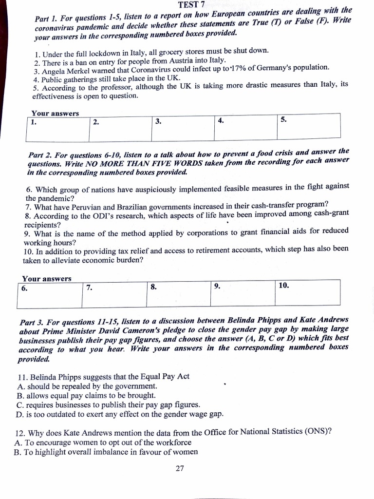 Our Answen: Your Answers | PDF | Gender Pay Gap | Gender Inequality
