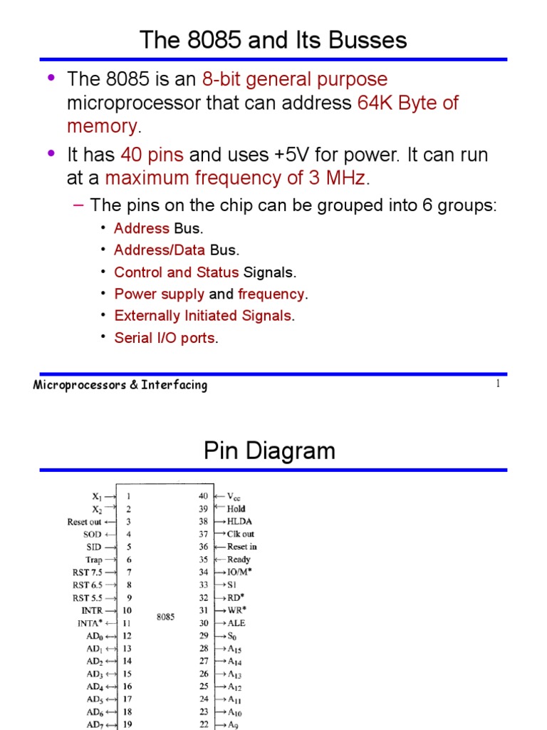 Detail of 8085 and Its Communication | PDF | Central Processing Unit | Input/Output