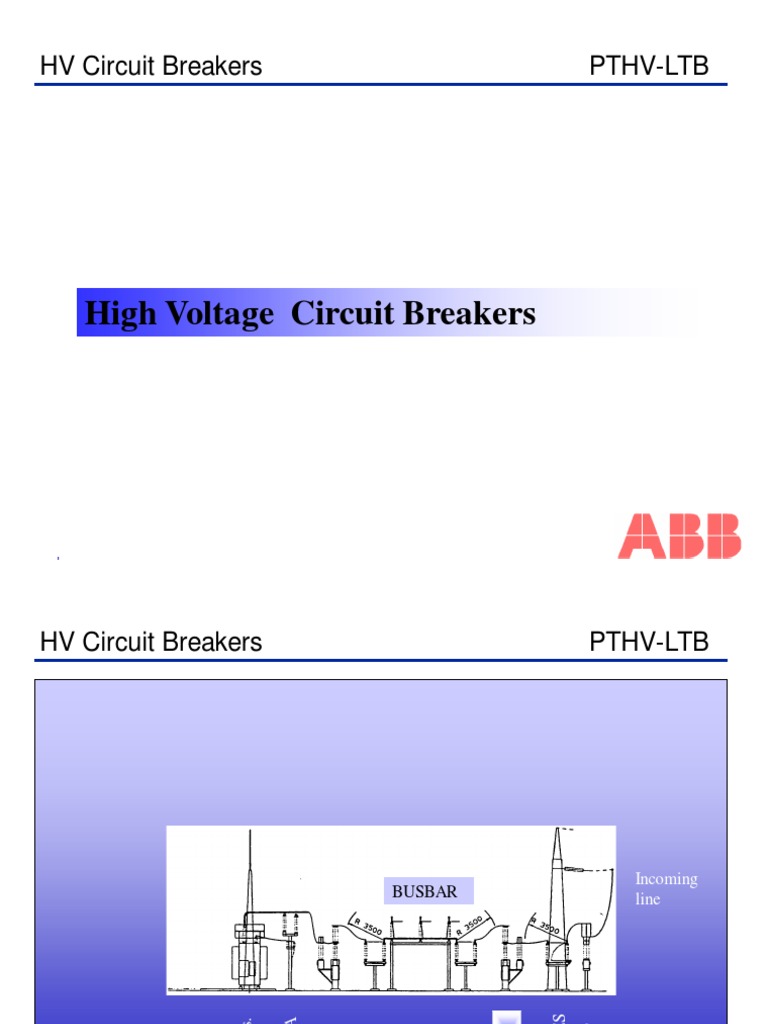 HV Circuit Breakers | PDF | Electrical Components | Equipment
