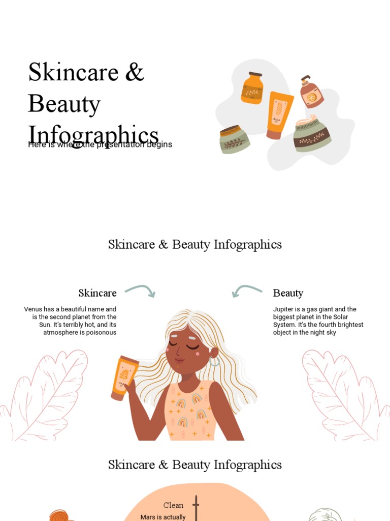 Skincare & Beauty Infographics by Slidesgo | PDF | Planets | Solar System